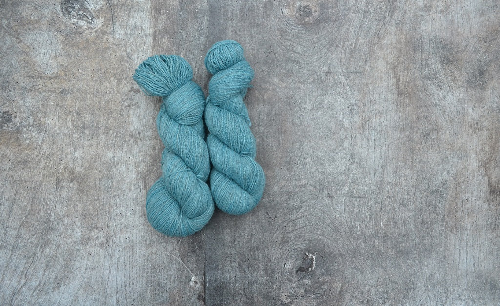 Hand dyed with natural dyes: Welsh Alpaca 4Ply - FelinFach