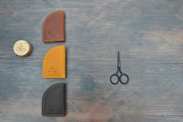 Thread and Maple UK: Leather Knitting Organisers - FelinFach